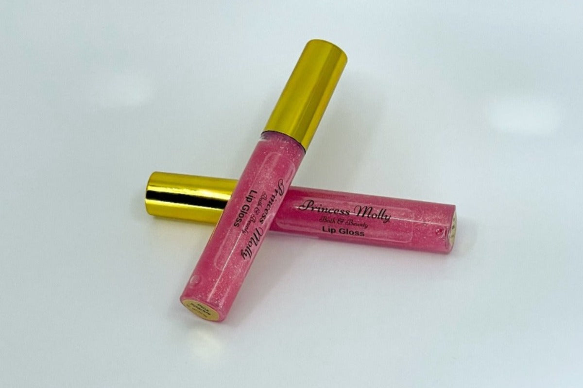 Pink Sparkle Lip Gloss – Princess Molly Bath & Beauty